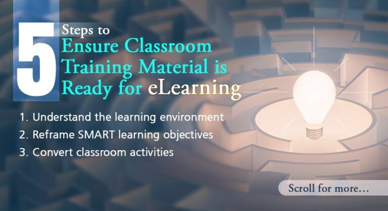 Converting Classroom Material to eLearning Simplified! - eLearning Tags